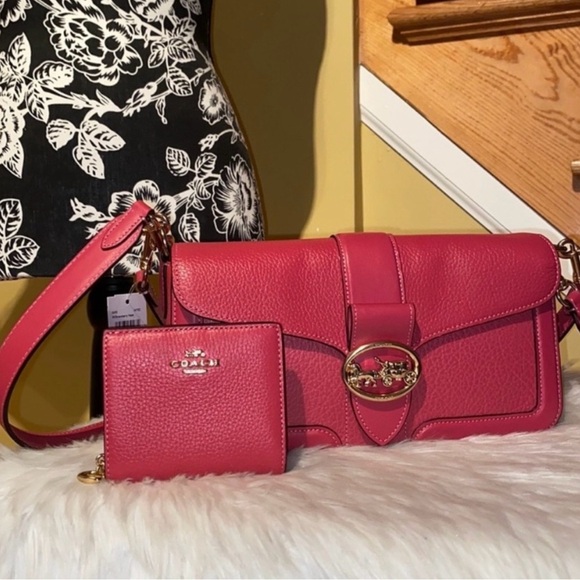 Coach | Bags | Coach Georgie Shouldercrossbody Bagsnap Wallet 2pc Set ...